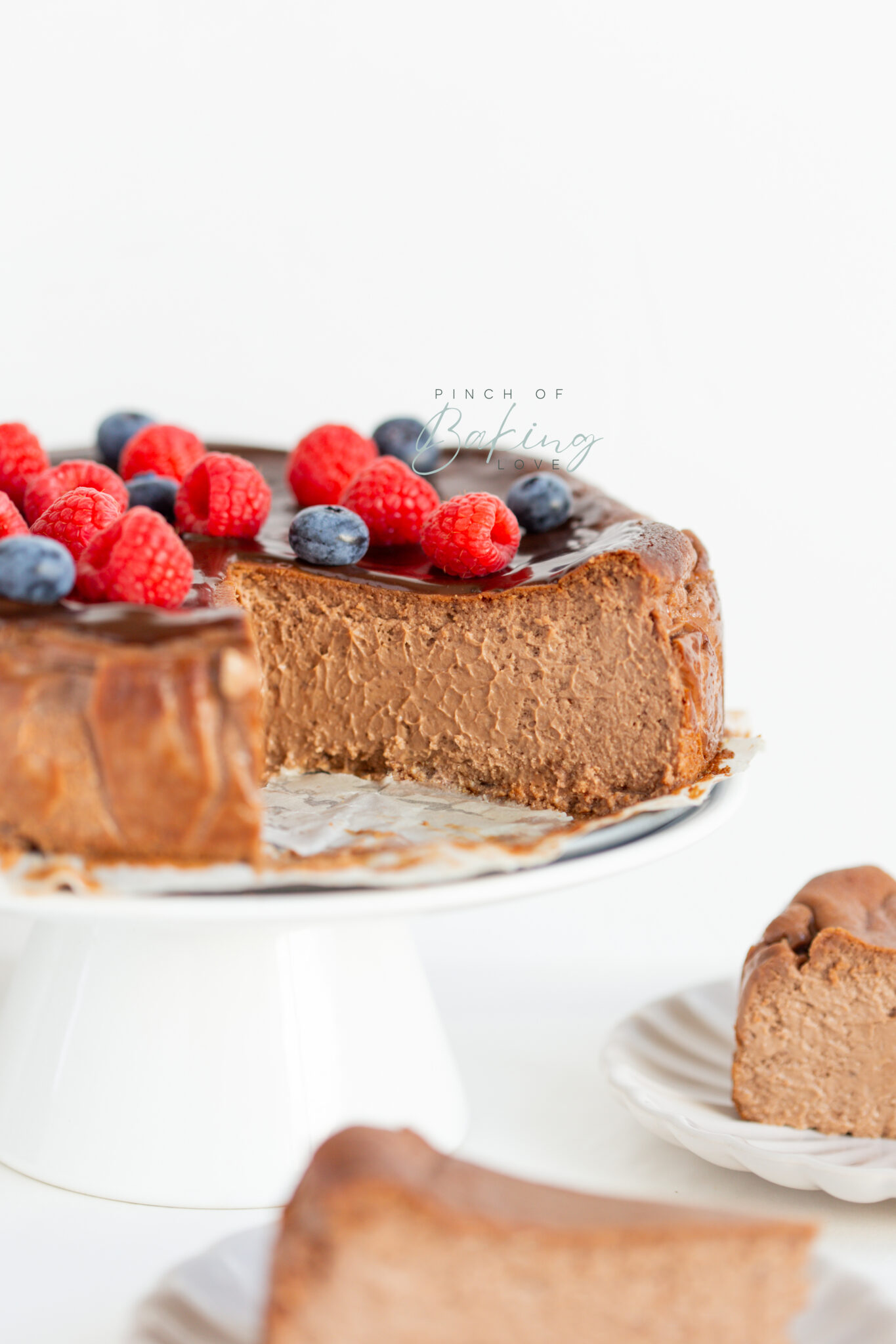 Chocolate Basque Cheesecake